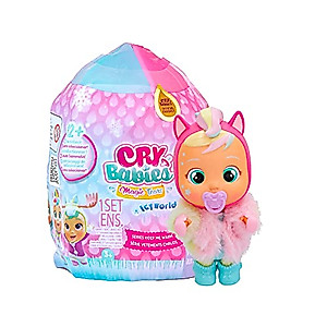 Cry Babies Magic Tears ICY World - Keep Me Warm Series | 8 Surprises, Accessories, Surprise Doll - Great Gift for Kids Ages 3+