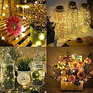 Toxz home products Solar Powered Copper Wire Light String Decor,8 Light Modes for Fairy Party Decor,22M 200LED,8 Hours Working Time(Ship from US!)