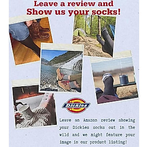 Dickies Men's Dri-tech Moisture Control Crew Socks Multipack