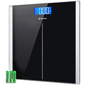 Etekcity Digital Body Weight Bathroom Scale with Step-On Technology, Reliable Results with High Precision Measurements, Large Backlit LCD Display, 400 Pounds