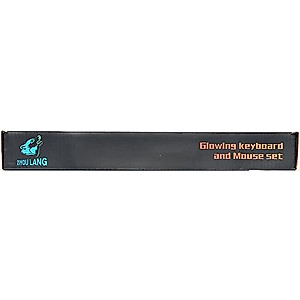 One Hand Gaming Keyboard and Mouse Combo, Wired 39 Keys Mechanical Feel Rainbow Backlit Keyboard+RGB Gaming Mouse+G6L LED Backlit Converter for Nintendo Switch/Xbox One/Xbox 360/PS4/PS3 /PC (Black)