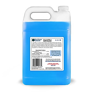 Liquid Blue Bloom Booster (128 oz) Gallon | Potassium Phosphorous Supplement for Flowering | for All Plants & Gardens | Blue Planet Nutrients