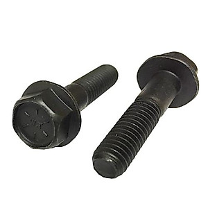 (6) 5/16-18x2 Grade 8 Hex Flange Bolts Frame Cap Screws Phos & Oil