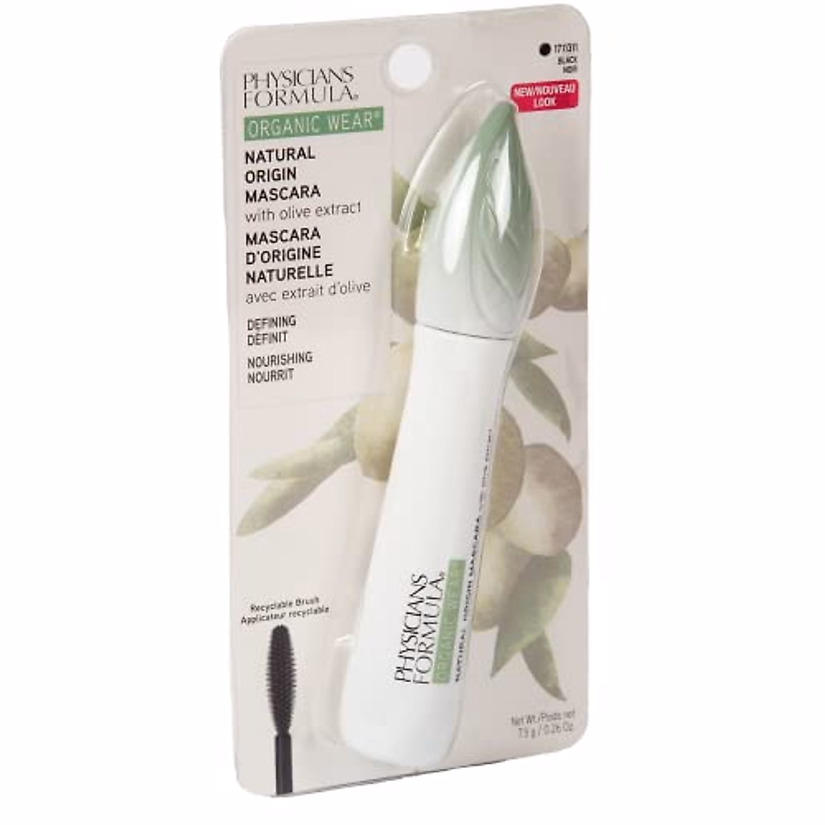 Organic Mascara By Physicians Formula Organic Wear All Natural Origin Mascara, Organic Makeup, Black, Dermatologist Test