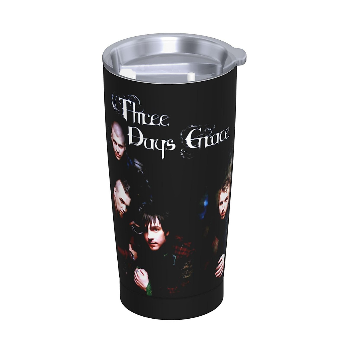KMATELONE Three Days Music Grace Band Cup Stainless Steel Vacuum Insulated Travel Mug With Lid and Straw Cups Thermal Coffee 20 Oz