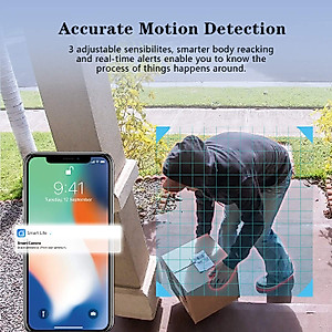 AIMECOR Outdoor Security Camera, FHD 1080P Pan/Tilt 2.4G WiFi Home Surveillance Camera with Night Vision 2-Way Audio Cloud Motion Detection Activity Alert IP66 Waterproof Cloud Alexa - iOS, Android