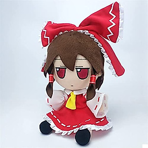 KILA MILA Anime Figure Reimu Doll Plush Stuffed Toy Kawaii Plushies Cosplay Gift