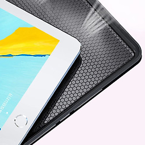 Wugao iPad Pro 12.9 Case 5th/4th/3rd Generation Case 2021 2020 2018 PU Leather with Pencil Holder,Ocean Blue Sea Lighthouse Auto Wake/Sleep Feature Standing Cover