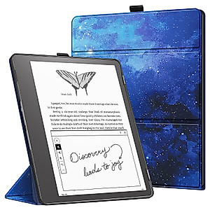Fintie Trifold Case for Kindle Scribe (2024/2022 Release) - Ultra Lightweight Slim Shell Foldable Stand Cover with Auto Sleep/Wake for 10.2" Amazon Kindle Scribe 2024/2022, Starry Sky