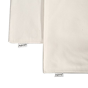 Augbunny 100% Cotton Canvas Travel Laundry Bag, 2-Pack