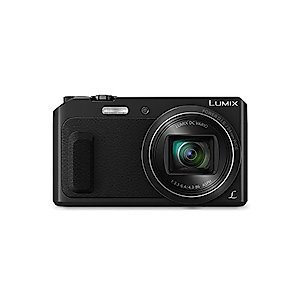 Panasonic DMC-ZS45 LUMIX 20X Zoom Camera with Wink-Activated Selfie Feature (Black)