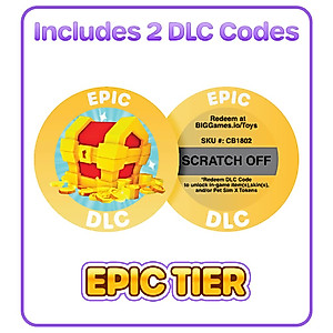 Pet Simulator X - Mystery Pet Treasure Plush 2-Pack (Two 4" Tall Plushies, Series 1) [Includes DLC]