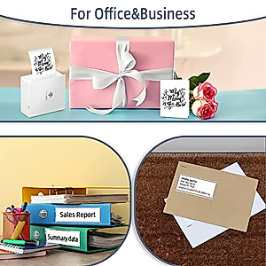 Phomemo Picture Printer, M02 Mini Pocket Printer for iPhone Android, Great for Early Education, Study Notes, Journal, Receipts, Notes,Lists, QR Codes