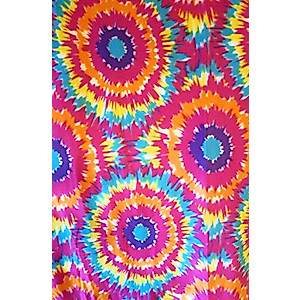Tie-Dye Fleece Throw Blanket 50in X 60in by Mainstays