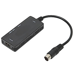 Shanrya Game Console Converter, Drive Free 720P Portable for SS Adapter Lossless for Sega for HDTV