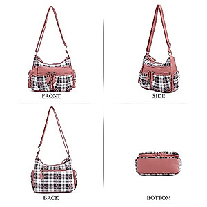 Crossbody Bags for Women,Angelkiss Ladies Shoulder Messenger Handbags and Purses Medium Faux Leather Pocketbooks