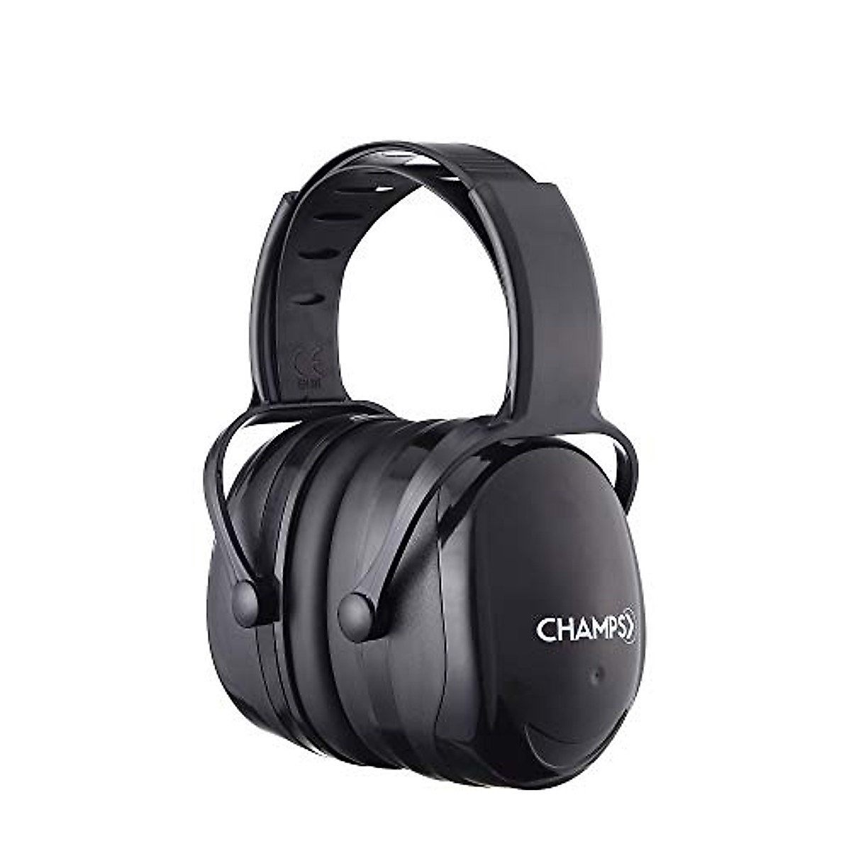 CHAMPS Noise Reduction Safety Ear Muffs, Shooting Hearing Protection Ear Muffs, Adjustable Headband, NRR 29dB for Shooting Hunting [Included Carrying Bag]