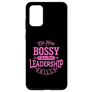Galaxy S20+ I'm Not Bossy I Just Have Leadership Skills Funny Office Case