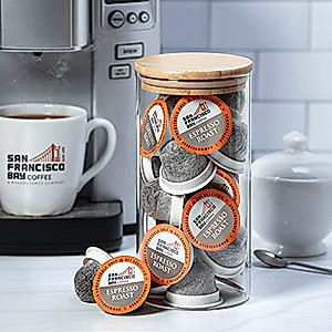 San Francisco Bay Compostable Coffee Pods - Espresso Roast (120 Ct) K Cup Compatible including Keurig 2.0, Dark Roast