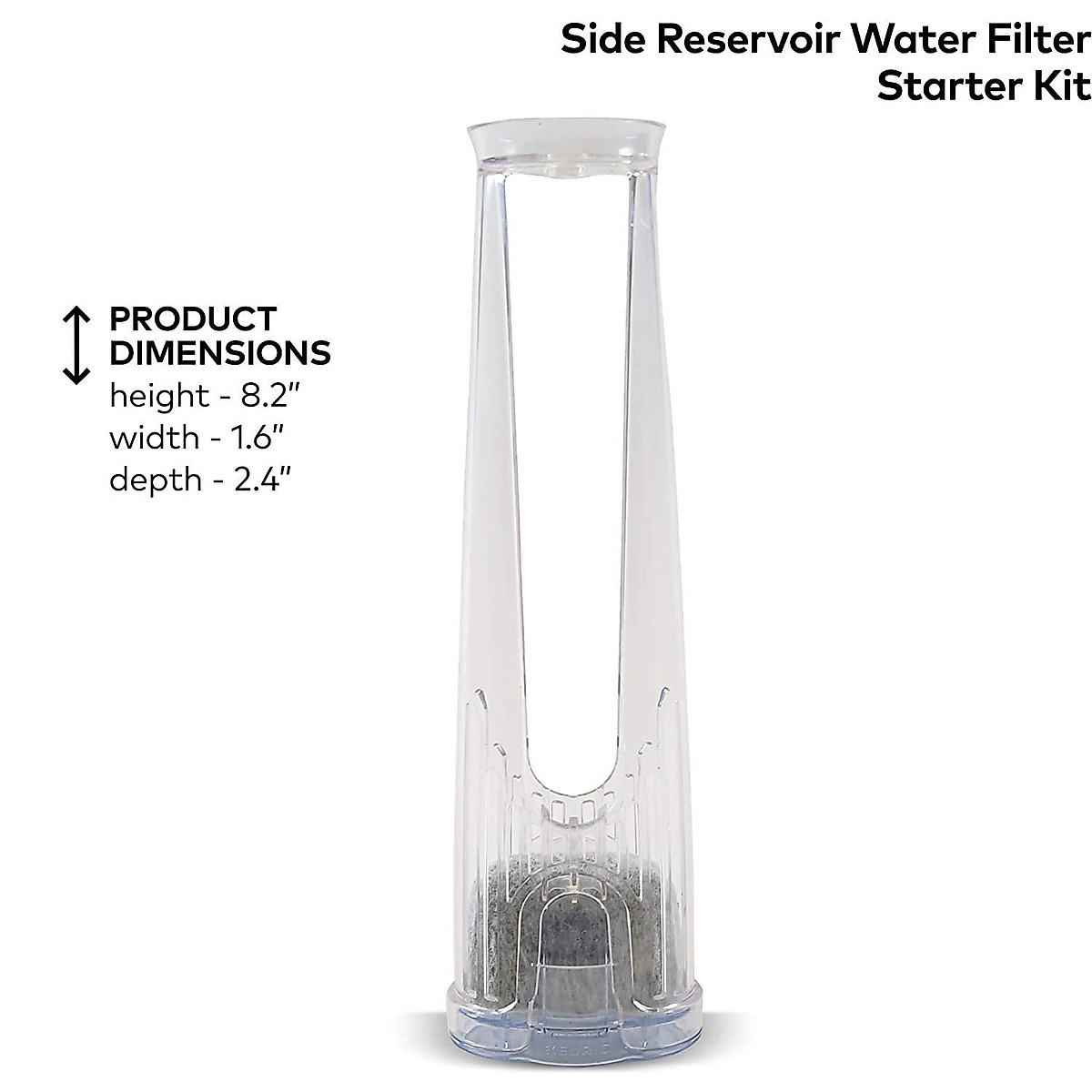 ZFBBfor Keurig Starter Kit Replacement 2.0 Coffee Maker - for Keurig Parts Includes Side Reservoir Filter Holder and 1 Pack Water Filter Cartridges (Clear)