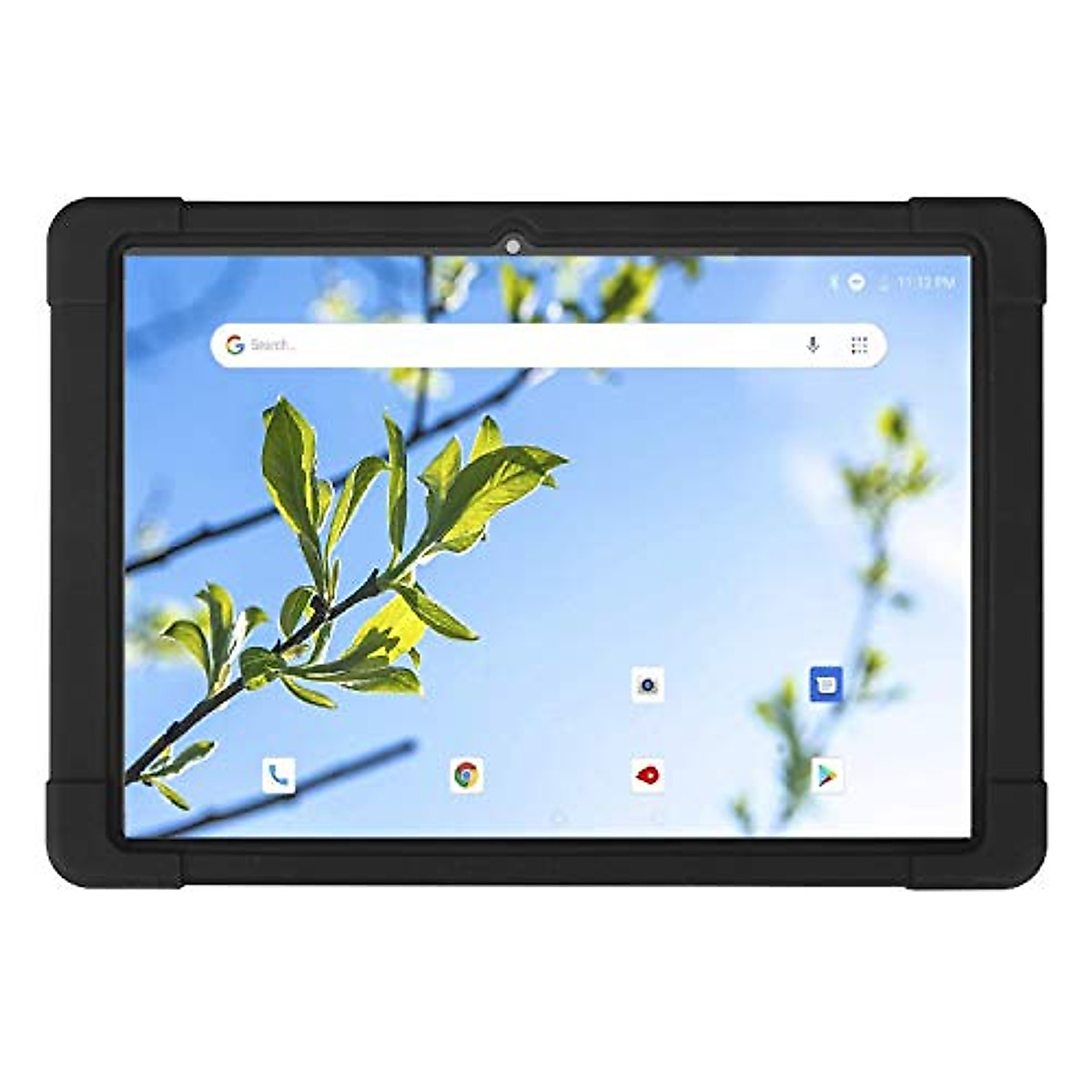 Verizon TCL Tab and TCL Tab Family Edition 8-inch Tablet Case, [Kickstand] [Case for Kids] Shockproof Silicone Case Tablet Protective Bracket Stand Cover Case for TCL Tab (Verizon) (Black)