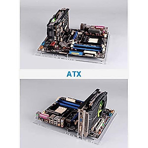 PC Open Frame Test Bench ITX ATX Mini ITX MATX EATX Motherboard Transparent Acrylic Overlock Computer Case DIY Mod Base Stand