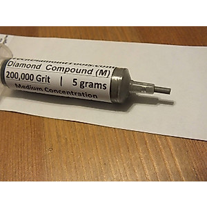 TechDiamondTools Kit of 3 Diamond Polishing Compound Polishing Paste USA Made 14000 100000 200000 Grit for Marble Glass Metal Rock Jewelry Resin Silver Gemstone 25% of Diamond Powder