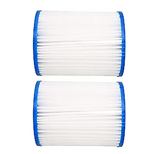 RvSky Garden Kit 2Pcs Children's Pool Filter Washable Swimming Pool Filter Spa Filter Replacement for Hot Tubs