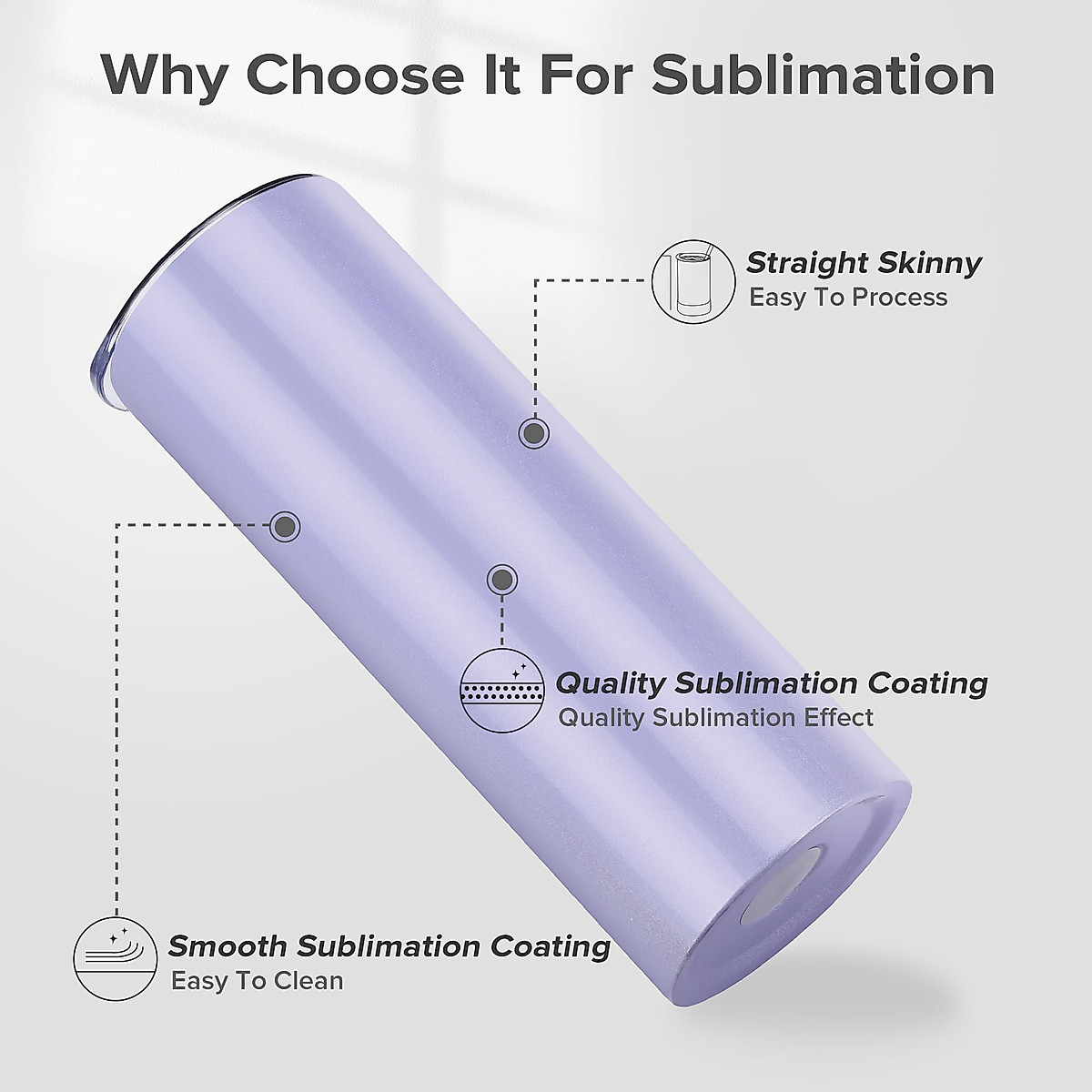 FASTSUB Sublimation Tumblers 20 oz Blank Bulk Glitter Cups Straight Skinny Stainless Steel Double Wall Vacuum Insulated with Lids and Straws Coaster for Tumbler Heat Press Multicolored 6 Pack