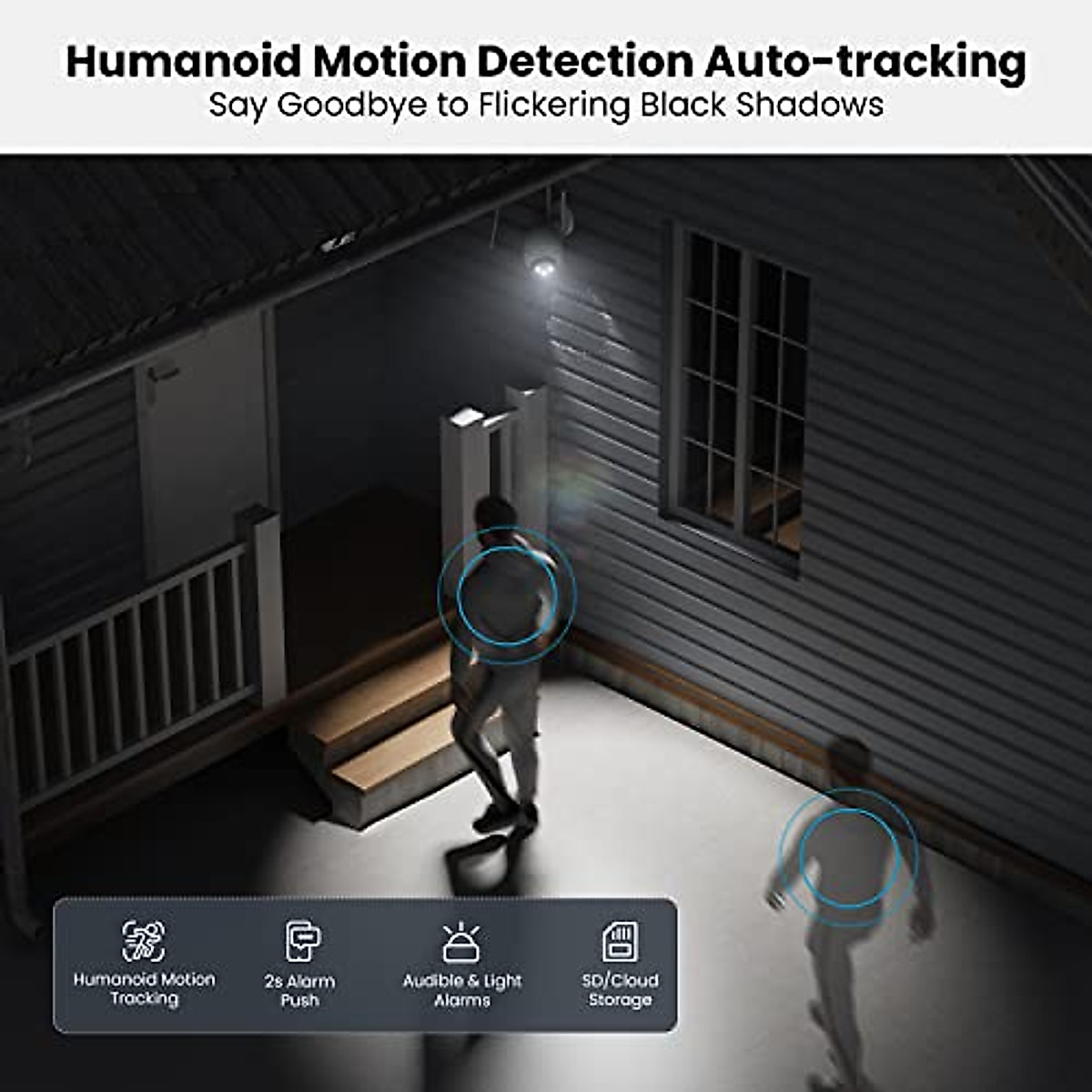 ieGeek Security Camera Outdoor with Spotlight 1080P HD Full Color Night Vision Video Surveillance Camera, Wireless WiFi Smart Home Cameras 360°PTZ with Motion Detection, Alerts, 2 Way Audio, IP65…