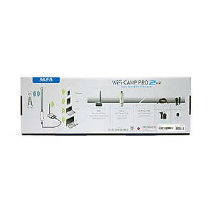 ALFA Network WiFi CampPro 2v2 (Version 2) Universal WiFi/Internet Range Extender Kit for Caravan/Motorhome, Boat, RV