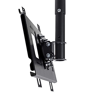 Displays2go Adjustable Ceiling TV Mount for 35 to 65 Inch Screens – Black (LTCEIL64)