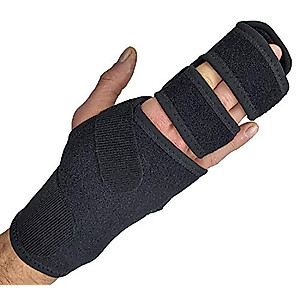 Trigger Finger Splint Finger Brace | Middle Finger Splint | Splint For Fractures, Broken Ring Finger, Arthritis, Tendonitis | Mallet Finger Splint Straightener Immobilizer | (RIGHT SMALL-MEDIUM)