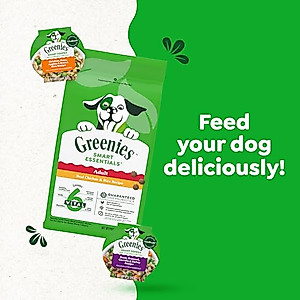 Greenies Smart Topper High Protein Wet Mix-in for Dogs, Chicken, Peas, Apples, and Brown Rice Recipe & Duck, Broccoli, Carrots and Barley Recipe Variety Pack with Whole Grains, 2oz. 8 Trays