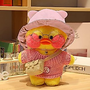 MOCOST Soft Duck Plush Doll, Cute Duck Stuffed Animal Plush Toy, Birthday for Kids Girls Sweetie, 12inch/30cm