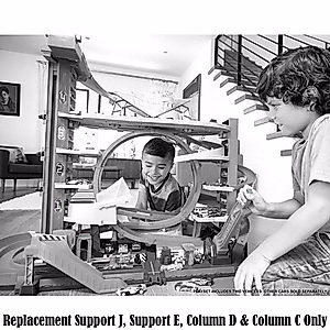 Replacement Parts for Ultimate Garage - Hot Wheels Ultimate Garage Vehicle Playset FTB69 ~ Replacement Parts Bag 2 ~ Replacement Support J, Support E, Column D & Column C