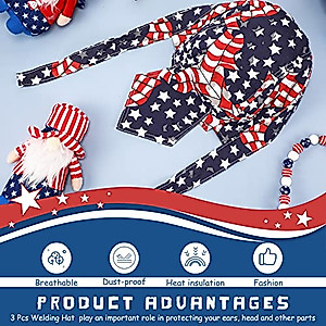 2 Pcs Electric Welding Cap Flame Resistant Cooling Welding Hat Liner Welding Bandana Doo Rag for Welder Electrician Gas Station Matched with Most Welding Helmet
