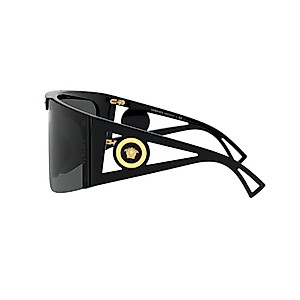 Versace Woman Sunglasses Black Frame, Dark Grey Lenses, 0MM
