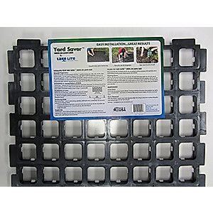 Yard Saver FGLLI01874-5PK Drive-On Lawn Grid, 38.5 x 19 x 1.25, Black (Pack of 5)