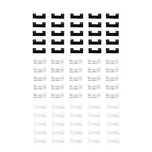 120pcs Fastener Wire Home Cable Fixation Cord Cable Organizer Cord Management Self-Adhesive Cable Clips Cord Organiser Self-Adhesive Cable Clamp Cable Clamps Small TPR Fixing Seat