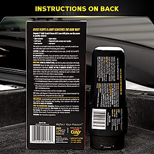 Meguiar's Quik Scratch Eraser Kit, Car Scratch Remover for Repairing Surface Blemishes, Car Care Kit with ScratchX, Drill-Mounted Pad, and Microfiber Towel, 3 Count