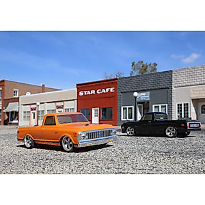 Losi RC Truck 1/10 1972 Chevy C10 Pickup Truck V100 AWD RTR Batteries and Charger Not Included Black LOS03034T2