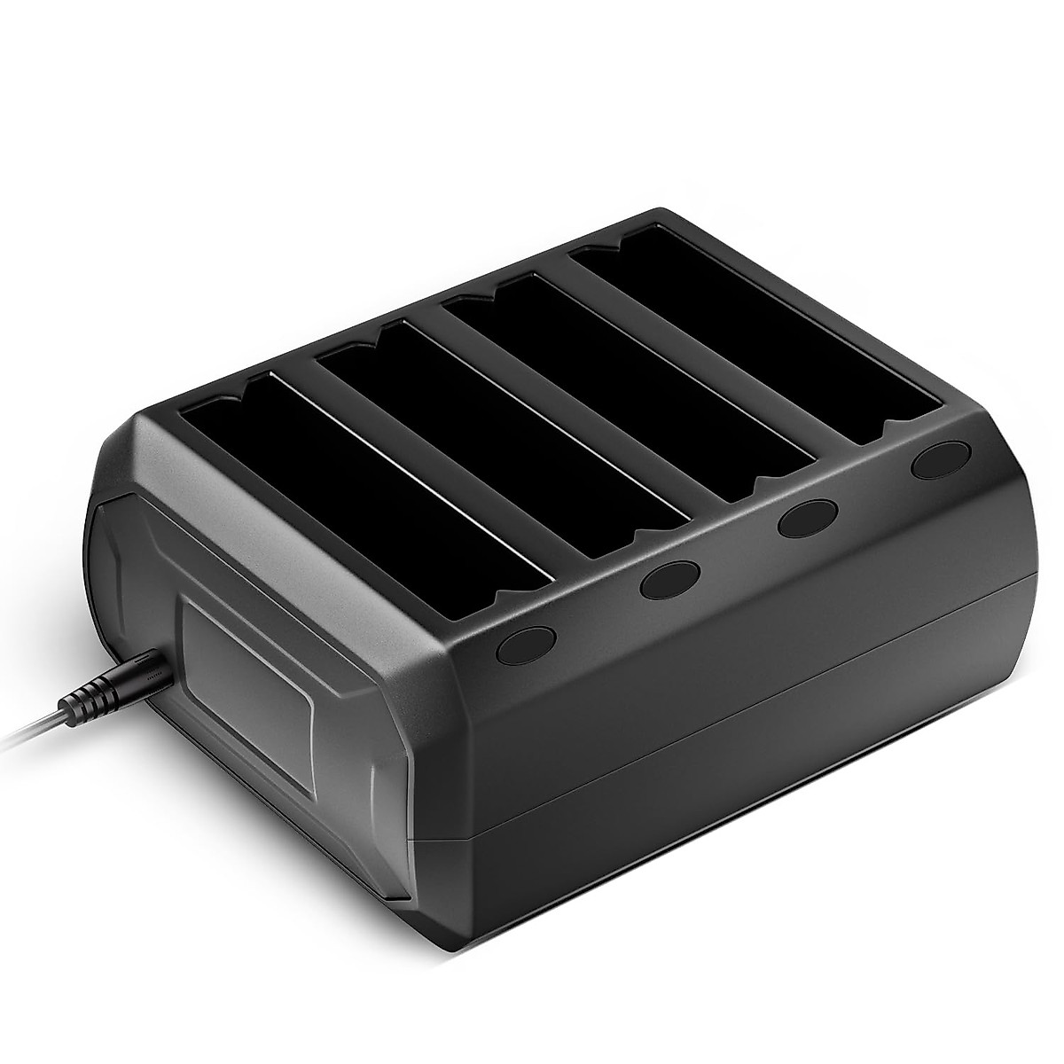 4-Slot Battery Charging Cradle Kit for Zebra TC77 TC70 TC72 TC75 TC70x TC75x TC700K TC77HL Barcode Scanners | Compatible with BT-000318 Battery - Charger Station with Adapter SAC-TC7X-4BTYC1