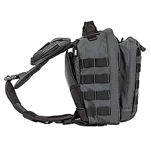 5.11 Rush Moab 6 Tactical Sling Pack Military Molle Backpack Bag, Style 56963, Black
