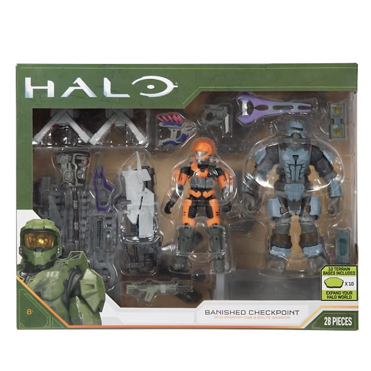 HALO 3.75" 2 Figure Deluxe Mission Pack - Mission: Penance with Elite Warlord and Jackal Freebooter