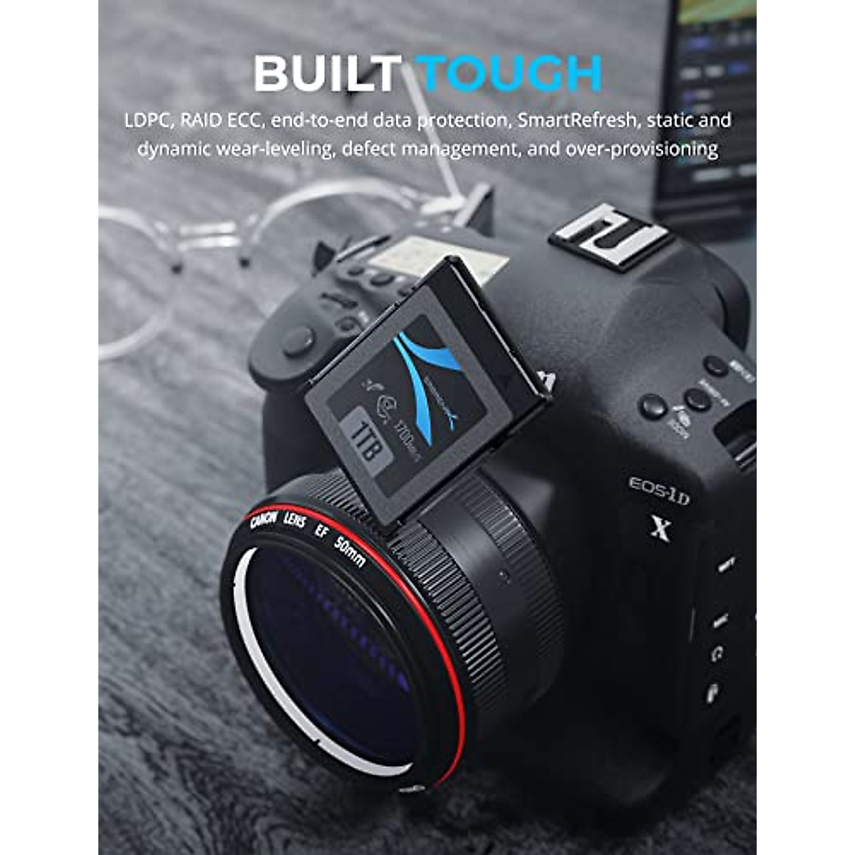 SABRENT Rocket CFX 1TB CFexpress Type B Memory Card R1700MB/s W1500MB/s (CF-XTBT-1TB)