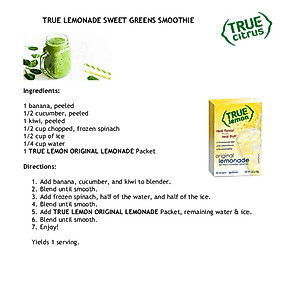 True Lemon Lemonade Original Drink Mix, 10-Count Per Box (Pack of 12) - Total 120 Counts