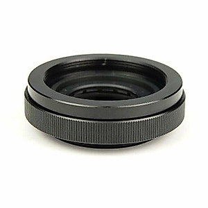 Adjustable 1.5-26mm Iris Diaphragm M30 to M37 Camera Lens Module Adapter Ring