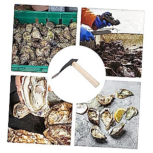 UPKOCH 1pc Oyster Oyster Knife Oyster Knives Tool Oyster Shucker Crab Shucker Durable Seafood Opener Kitchen Accessory Home Oyster Shucker Multifunction Shelling Knife Clams Sheller Black
