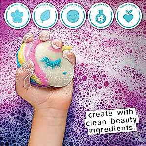 Just My Style You*niverse Sparkling Squishy Soaps, At-Home STEM Kits for Kids Age 8 and Up, DIY Shape Soaps, Chemistry Activities for Birthday Parties, Sleepovers